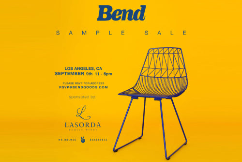 Bend Goods Sample SaleBehind The Bend