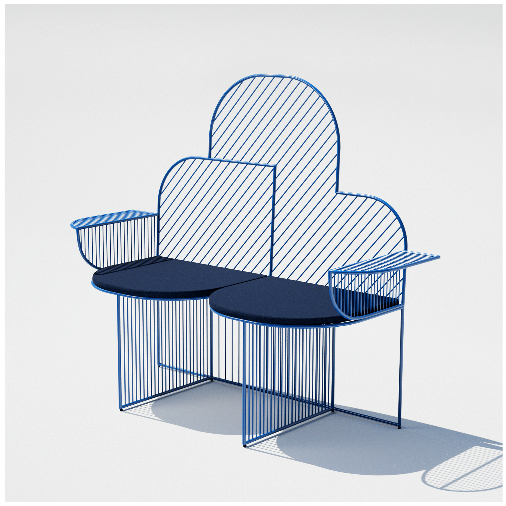 Outdoor Benches | Metal Patio Seating - The Cloud Bench – Bend Goods