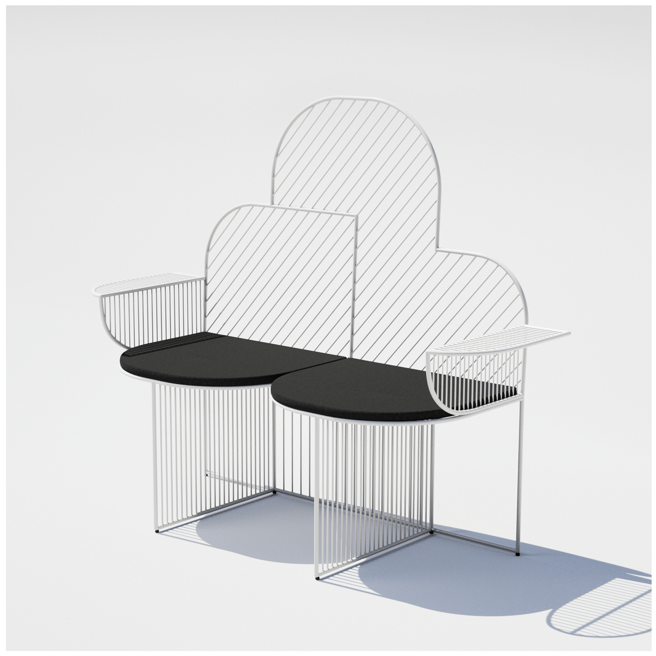 Outdoor Benches | Metal Patio Seating - The Cloud Bench – Bend Goods
