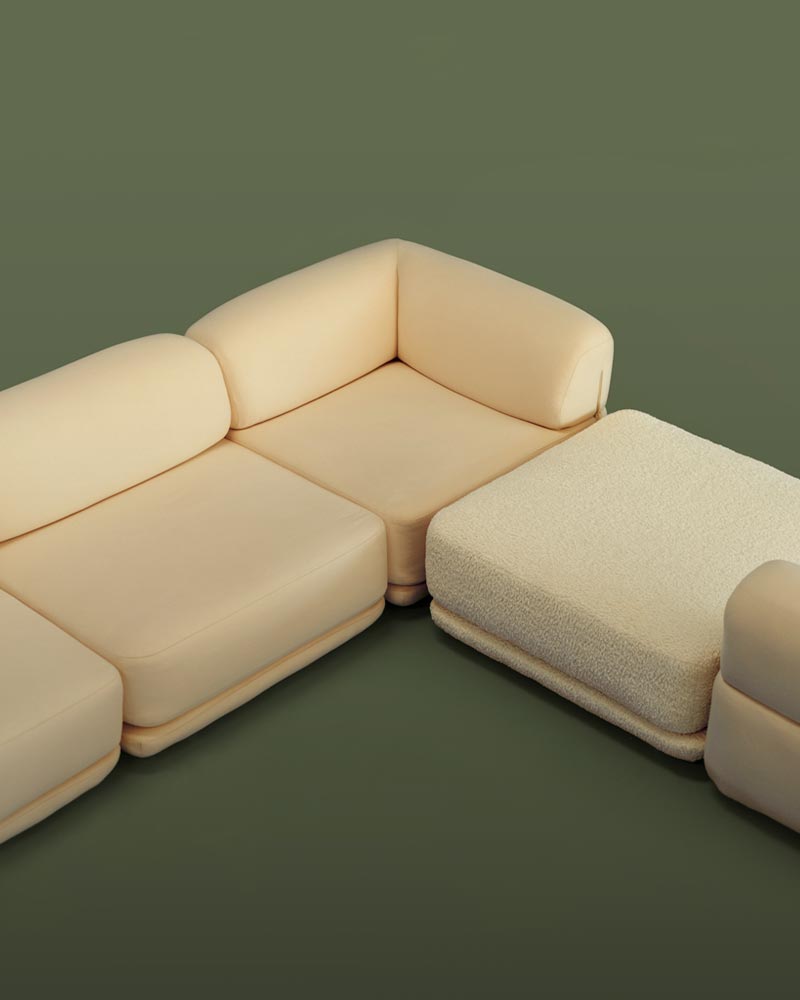 Modular Upholstery for Home and Hospitality - Cube Sofa – Bend Goods
