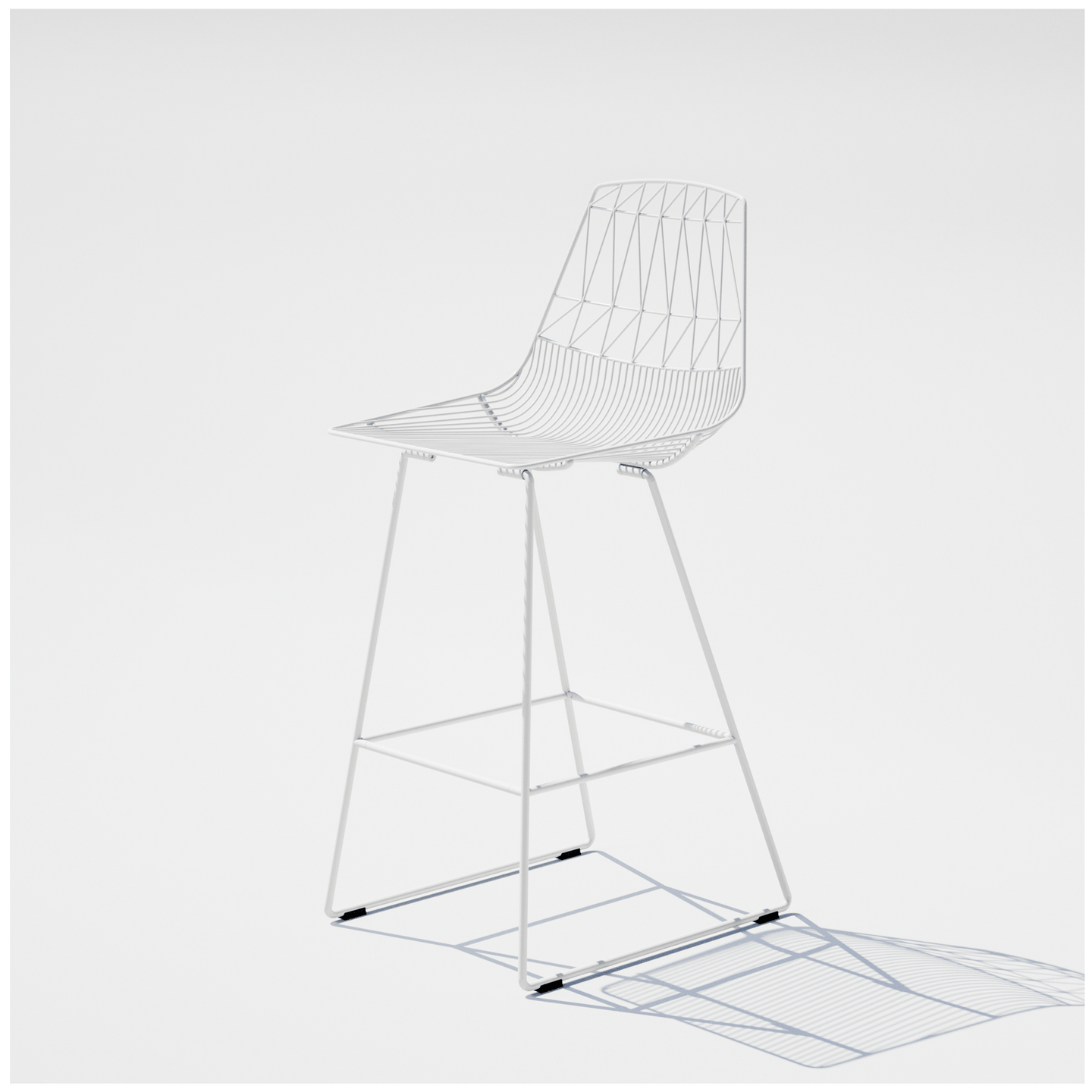 Modern Wire Bar Stool | The Lucy Bar Stool - Bend Goods