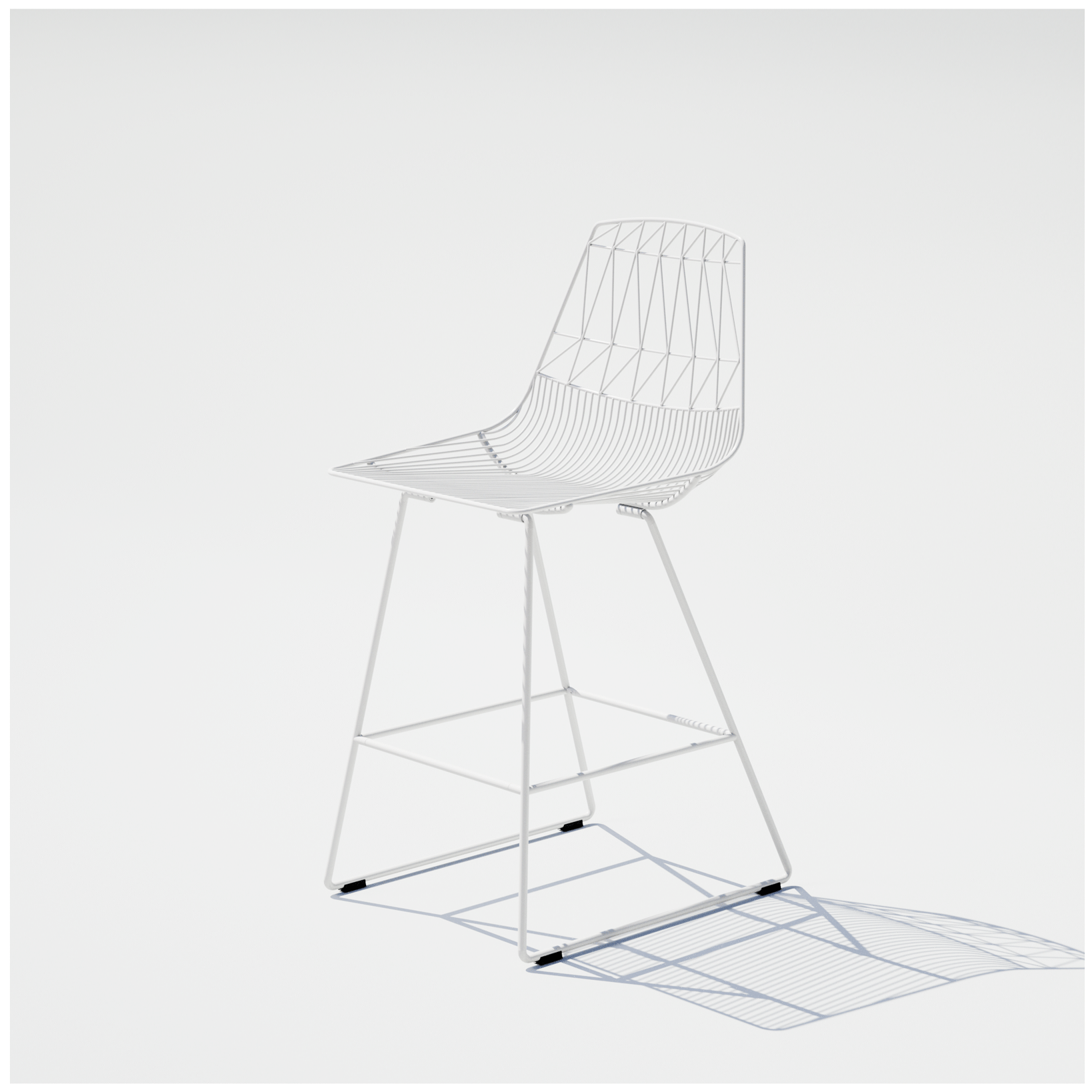 Tube Counter Stool - Indoor Only Aluminum Stool | Bend Goods