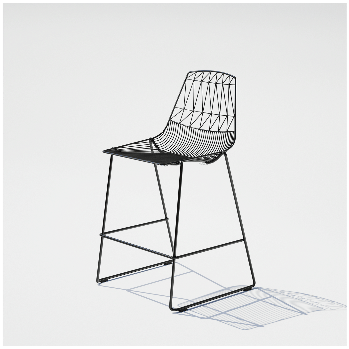 Modern Wire Bar Stool | The Lucy Bar Stool - Bend Goods