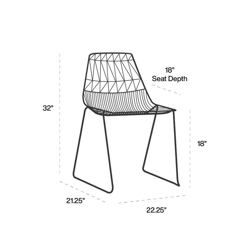 Versatile Stacking Dining Chair | Stacking Lucy Chair - Bend Goods