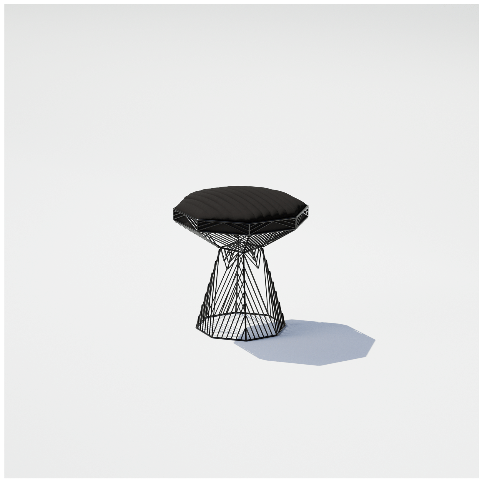 Wire Stool & Side Table in One - The Switch Stool | Bend Goods