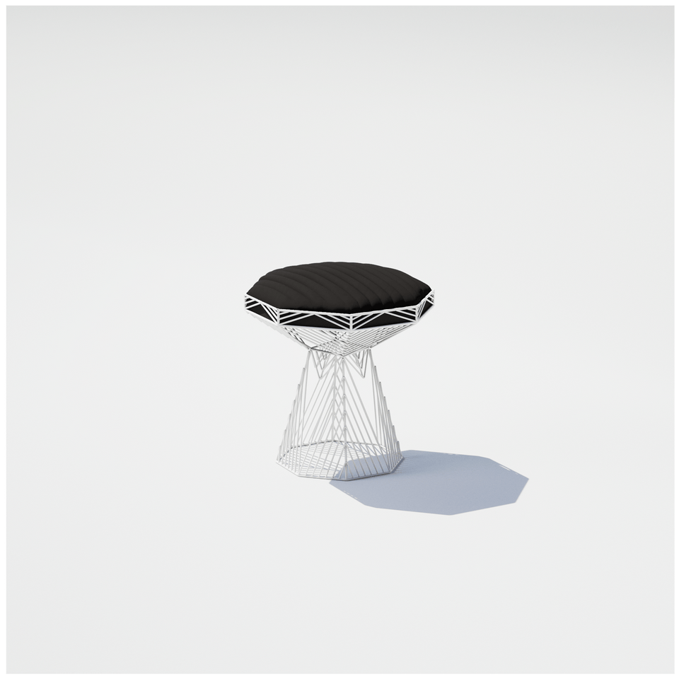 Wire Stool & Side Table in One - The Switch Stool | Bend Goods