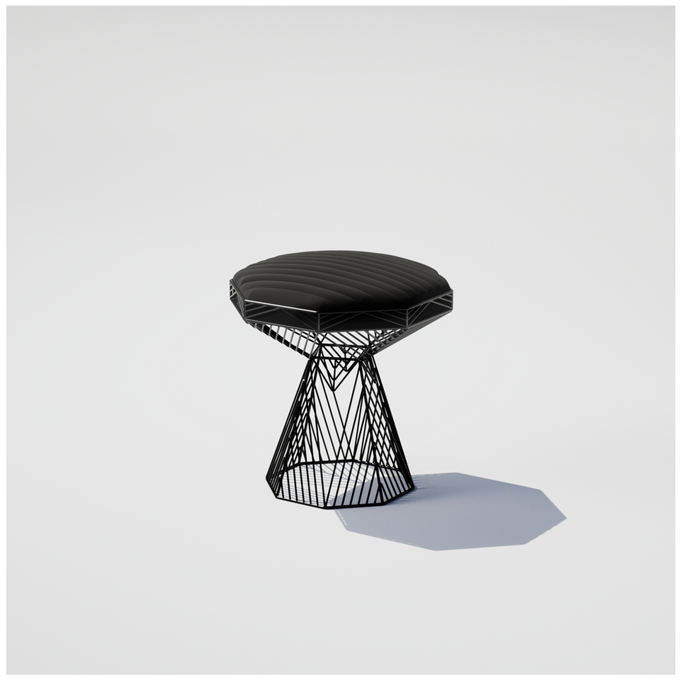 Wire Stool & Side Table in One - The Switch Stool | Bend Goods