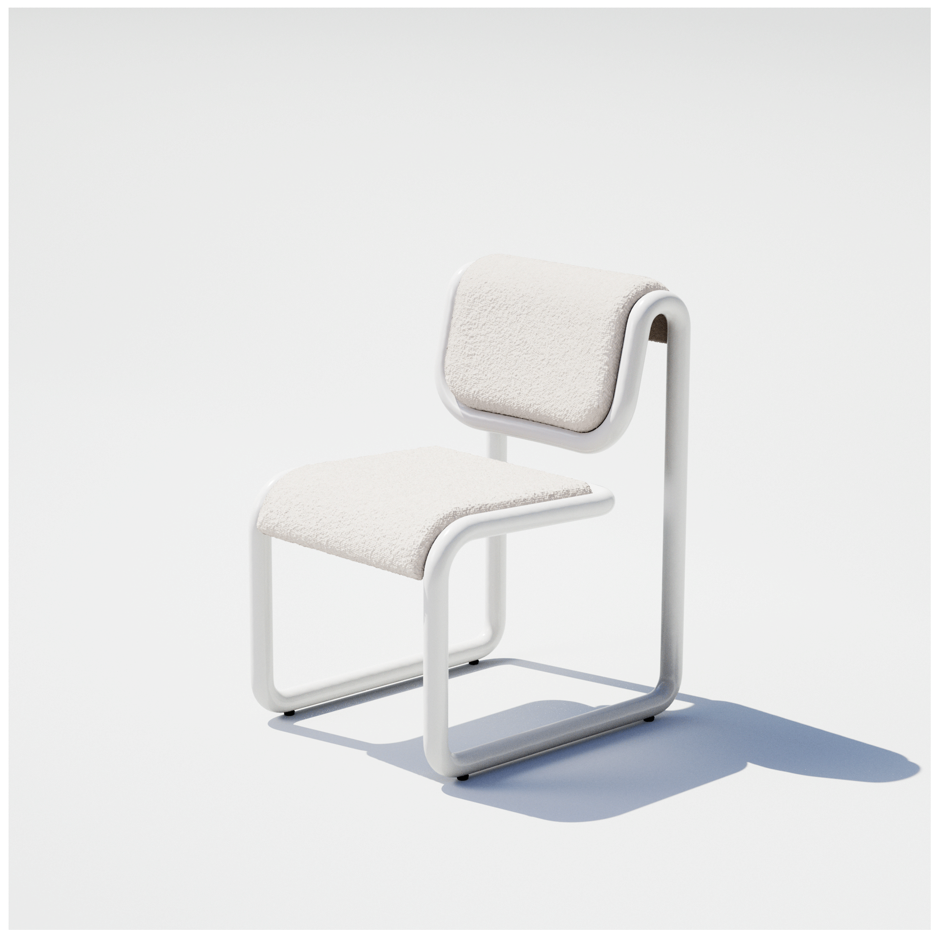 Indoor Dining Chair with Multiple Seating Options - Tube Dining Chair ...