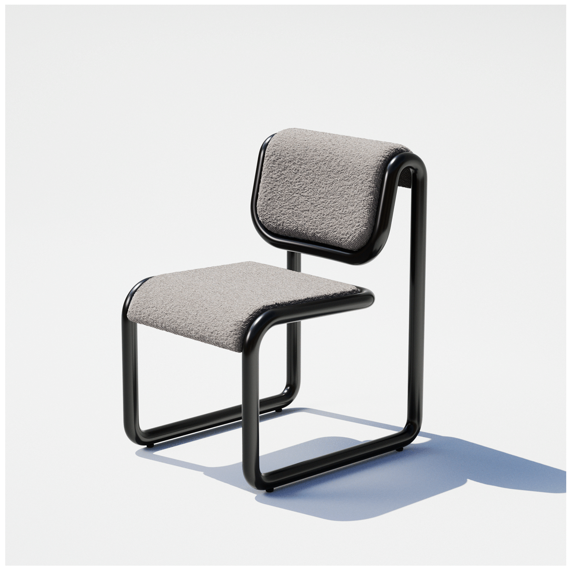 Indoor Dining Chair with Multiple Seating Options - Tube Dining Chair ...