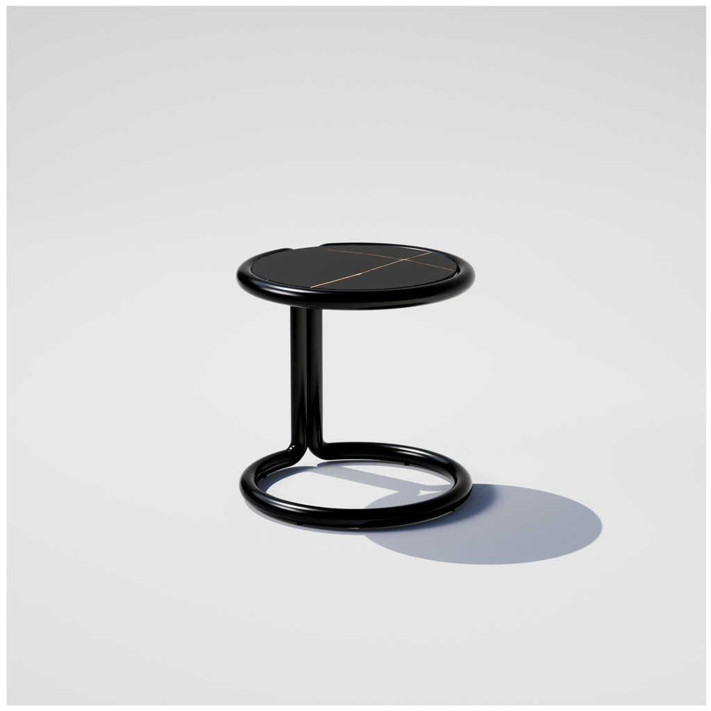 Modern Side Table | Cantilever Design - The Eclipse Table – Bend Goods
