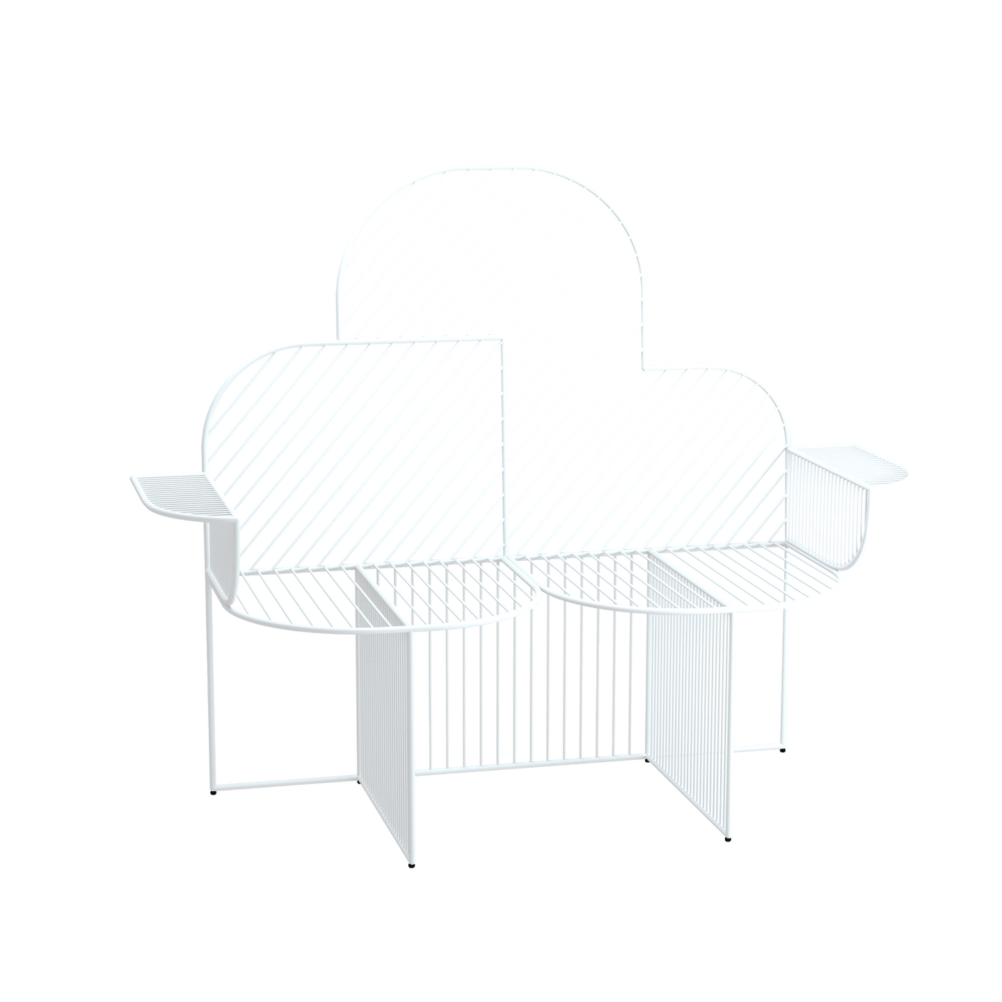 Outdoor Benches | Metal Patio Seating - The Cloud Bench – Bend Goods